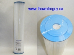 Excelpure by Waterite Big Blue 20" Pleated 20 Micron Polypropylene Filter