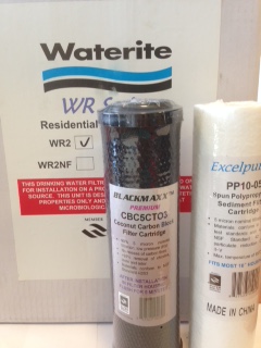 Waterite WR 2 Stage Series Replacement Filter Cartridge Set # WRT2CRK